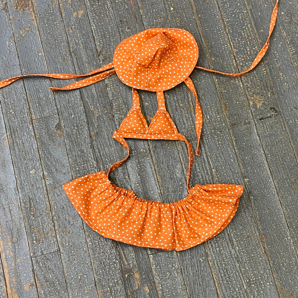 Goose Clothes Complete Holiday Goose Outfit Swimsuit Bikini Orange Pol Thedepot Lakeviewohio