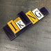 Hand Crafted Wood Word Block Set Football NFL Pittsburgh Steelers Deco ...