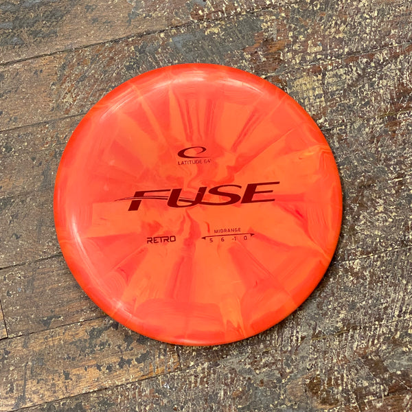 Disc Golf Mid Range Fuse Latitude 64 Disc Retro Burst Orange – TheDepot ...