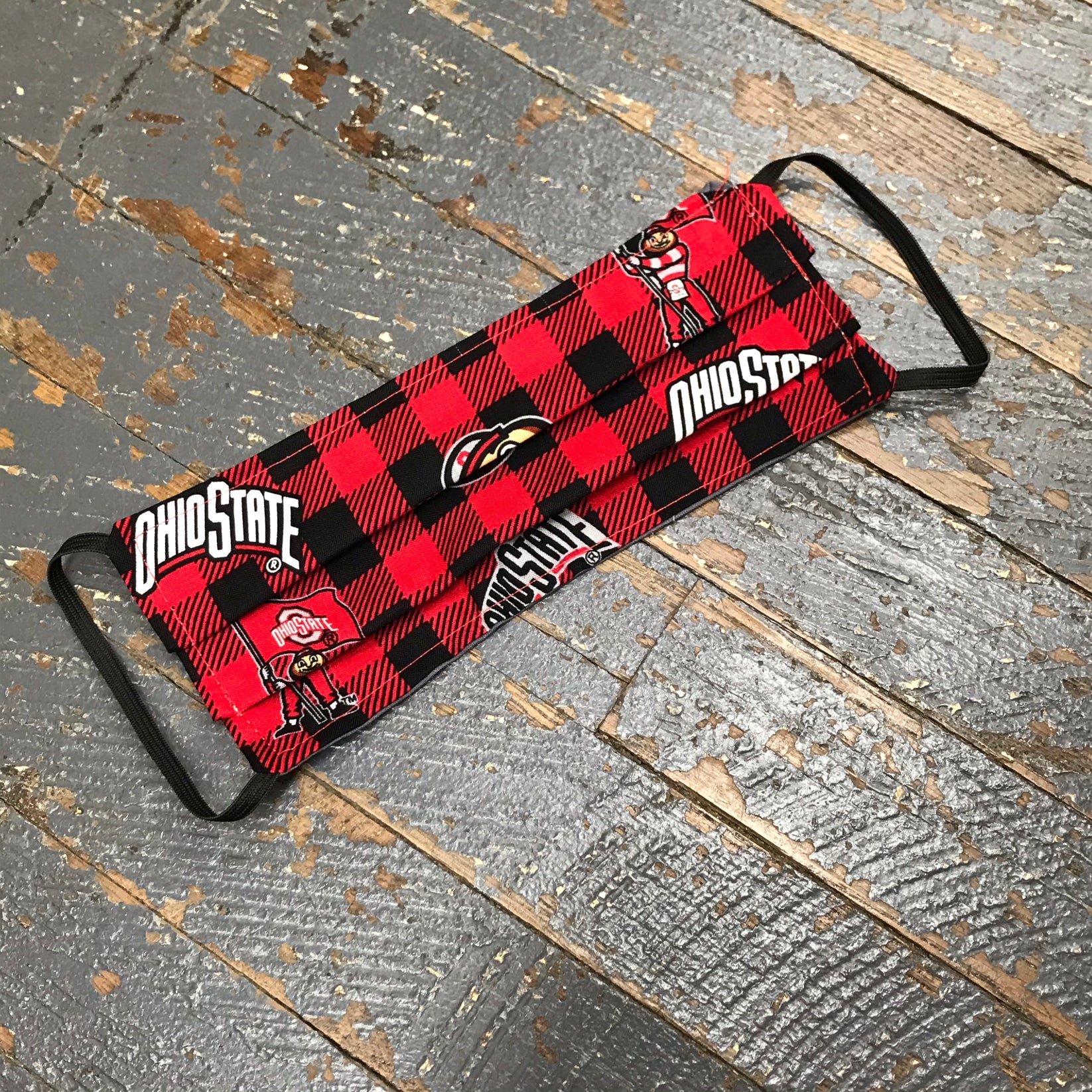 Ohio State Buckeyes OSU Handmade Cotton Cloth Face Mask Reversible Reu ...