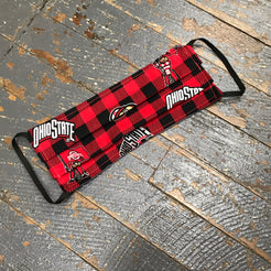 Ohio State Buckeyes OSU Handmade Cotton Cloth Face Mask Reversible Reu ...