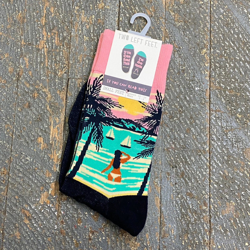 I'm On Vacation Two Left Feet Pair Socks – TheDepot.LakeviewOhio