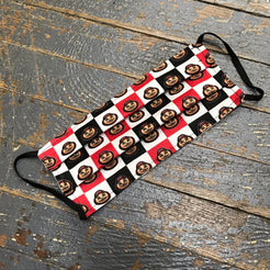 Ohio State Buckeyes OSU Handmade Cotton Cloth Face Mask Reversible Reu ...